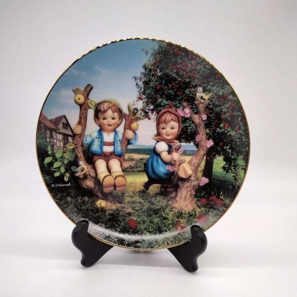 Hummel | Accents | Hummel Plate Collectable 8 Danbury Mint Apple Tree ...